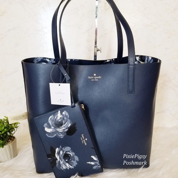 kate spade | Bags | Nwt Kate Spade Mya Arch Place Reversible Tote Bag ...